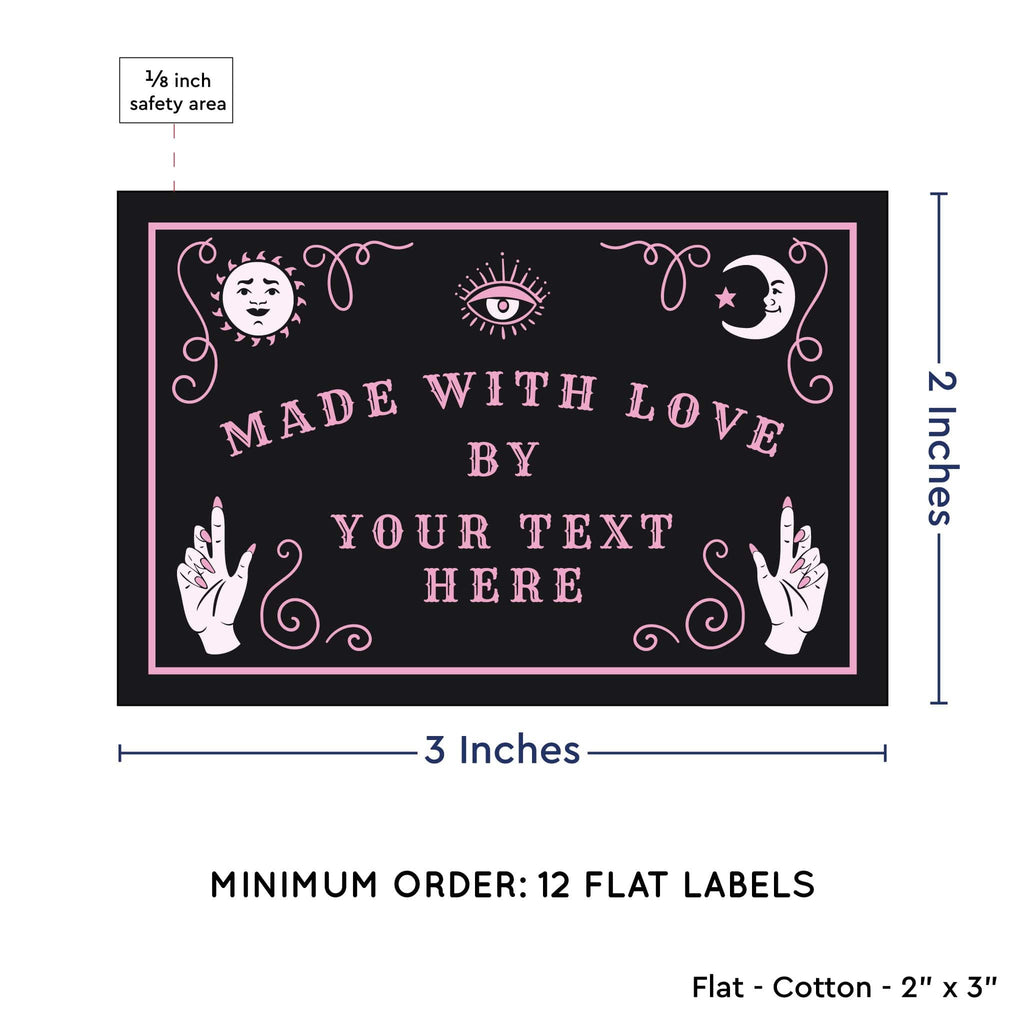 Spirit Board Sewing Label set | Halloween Dark Iron on tags fast ...