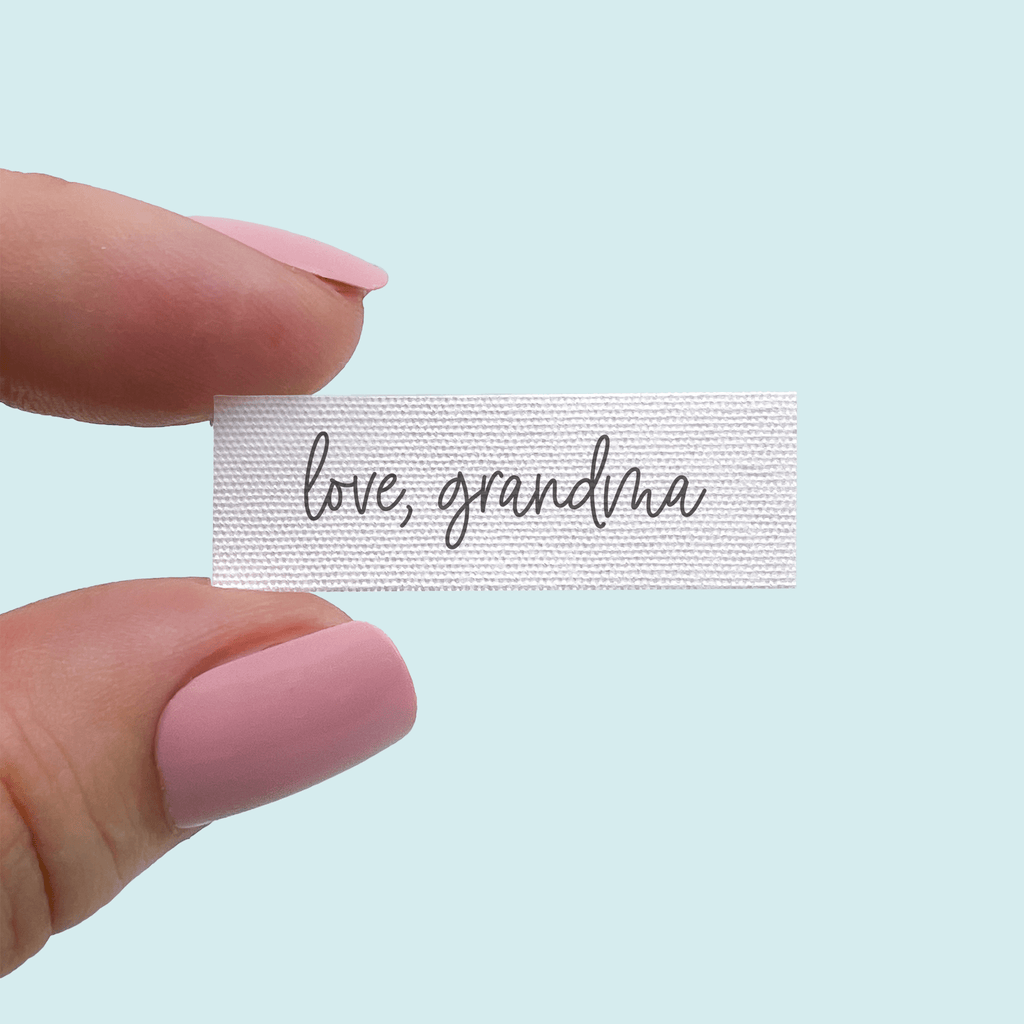 Tiny Text Labels Cotton Label Set - 0.5"x1.5" – EverEmblem