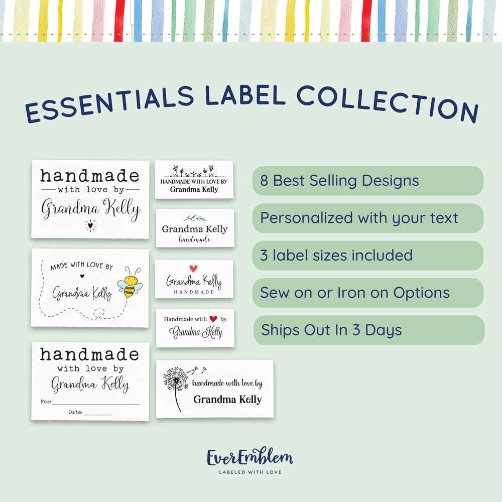 sewing labels for quilts, blankets, and crafts | EverEmblem