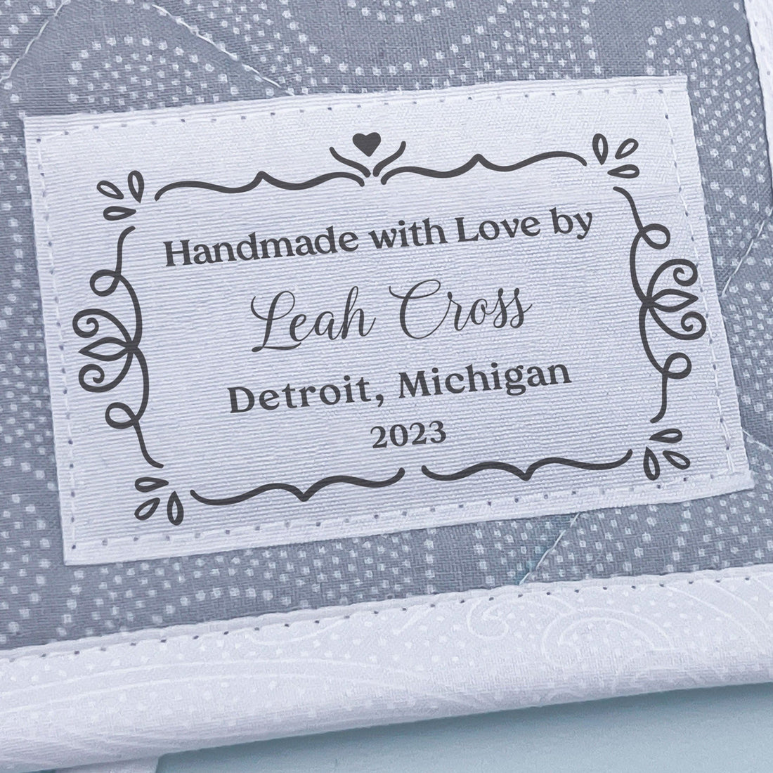 Iron on labels for quilts, Quickly label blankets and quilts – EverEmblem