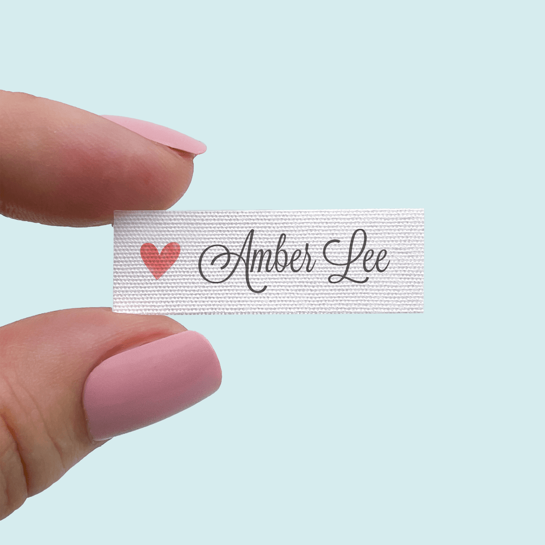 Tiny Heart Labels Cotton Label Set - 0.5"x1.5" – EverEmblem