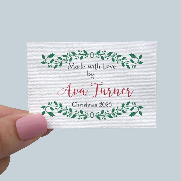 Large personalized Labels custom made for handmade quilts | EverEmblem