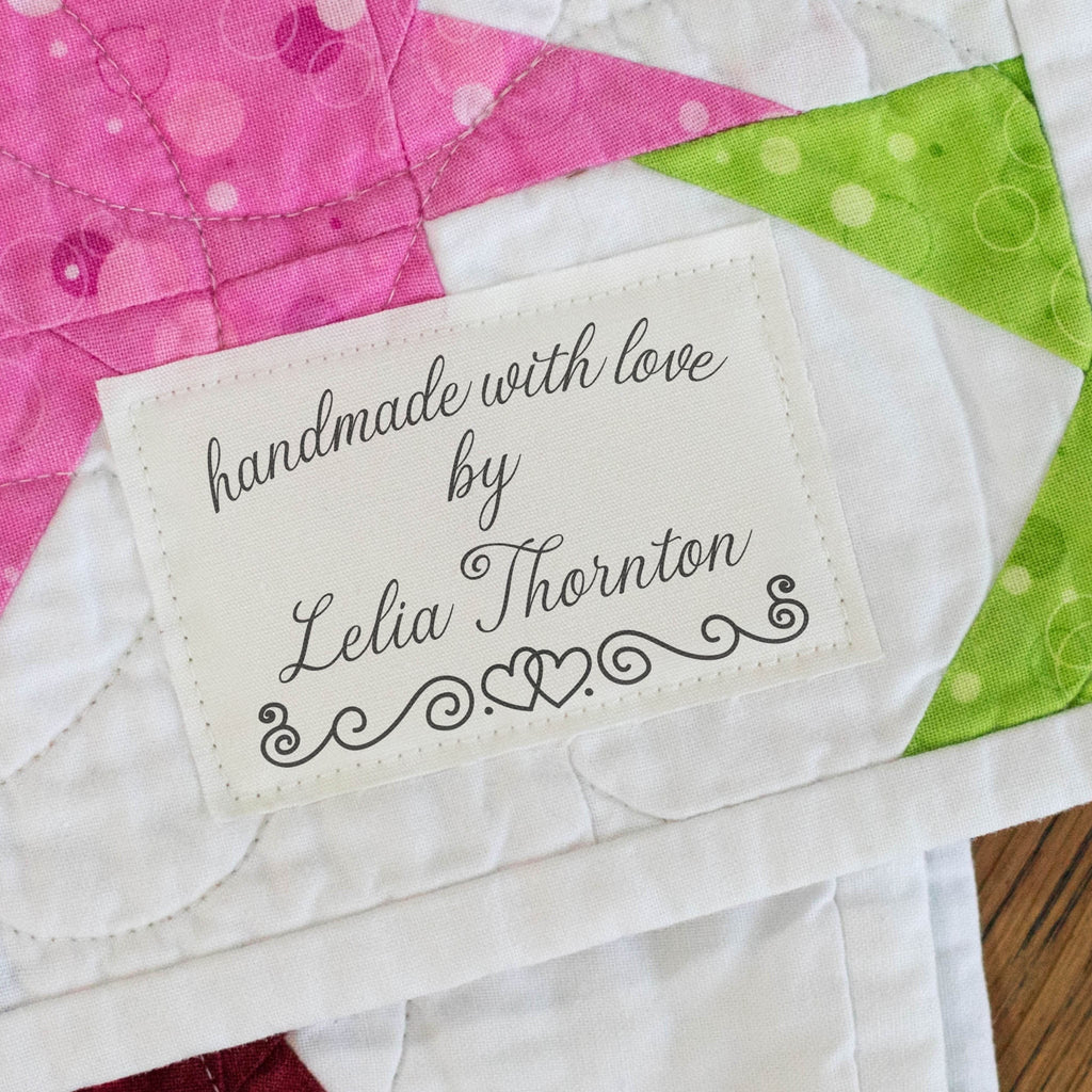 Custom printed fabric tags starting at $16 | Gift for knitting, sewing ...