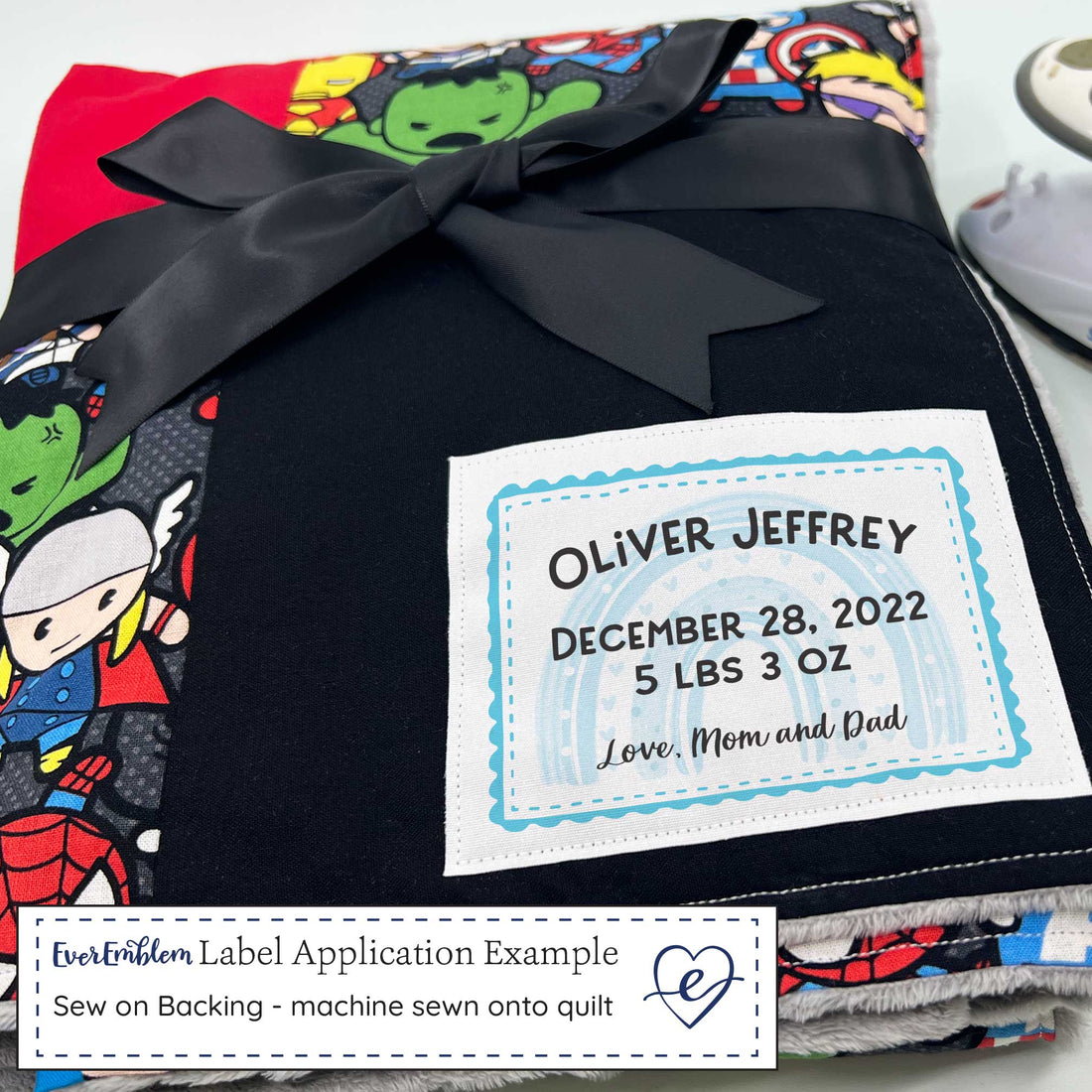 Blue Rainbow Baby Label – EverEmblem