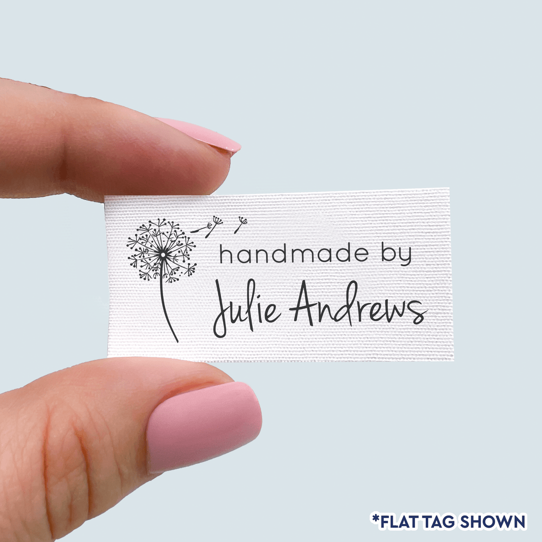Wishing Flower Cotton Label Set - 2"x1" flat labels – EverEmblem