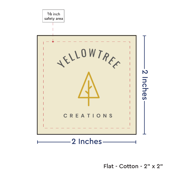 Print your Logo or Image on FLAT Cotton Tags – EverEmblem