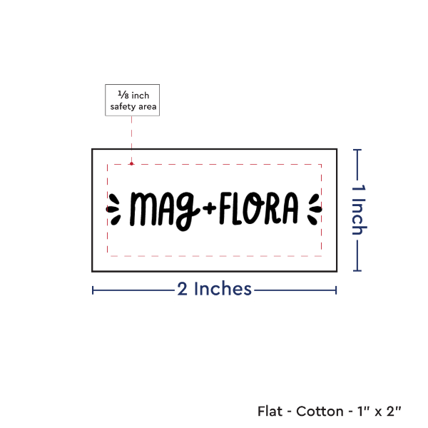 Print your Logo or Image on FLAT Cotton Tags – EverEmblem
