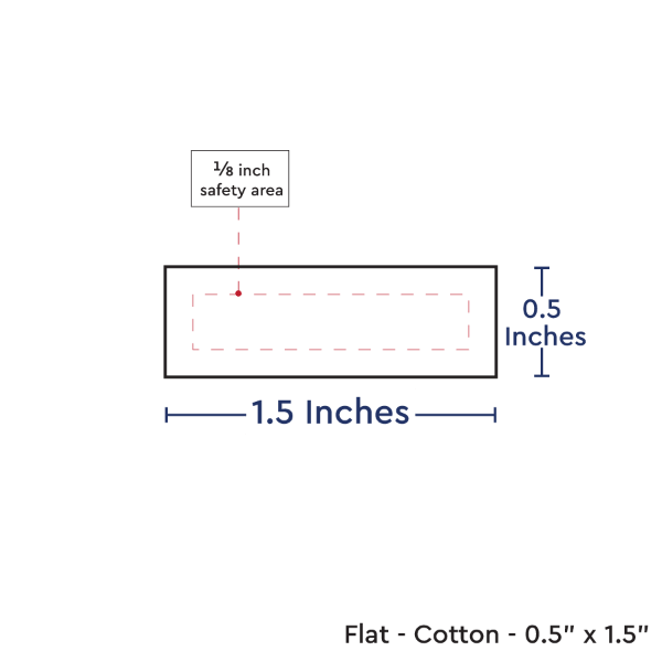 Print your Logo or Image on FLAT Cotton Tags – EverEmblem