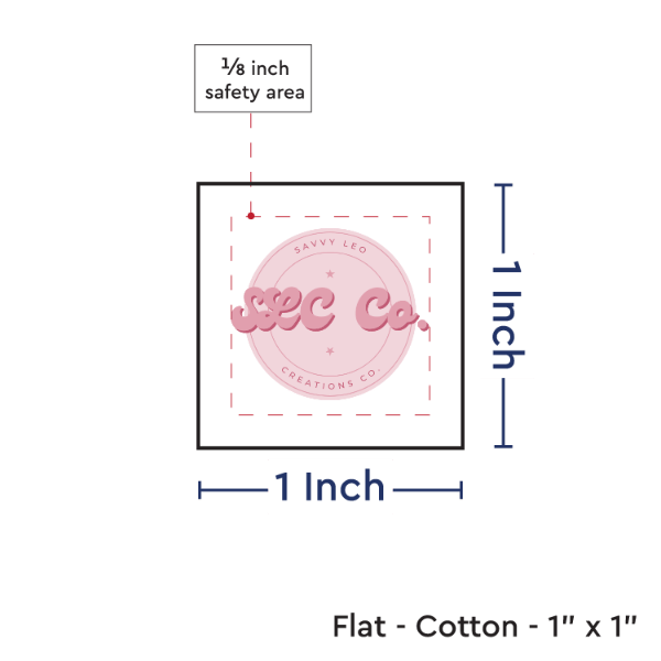 Print your Logo or Image on FLAT Cotton Tags – EverEmblem