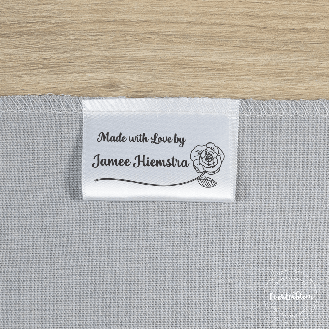 Rose Satin Labels (2" wide - Satin) – EverEmblem