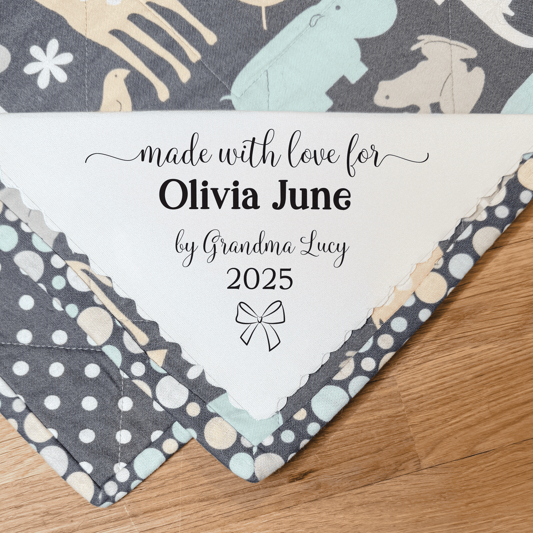 Lovely Little Bow corner label – EverEmblem