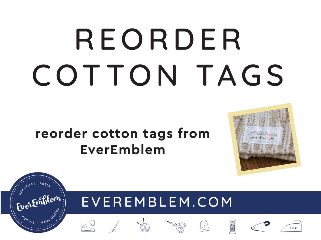 Reorder Previous Label Design - COTTON – EverEmblem