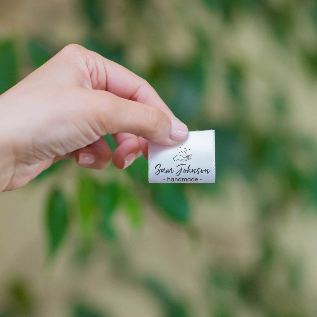 Modern Branding Tags by EverEmblem - Custom Satin Labels