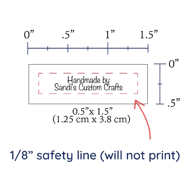 Two Line Tiny Labels – EverEmblem