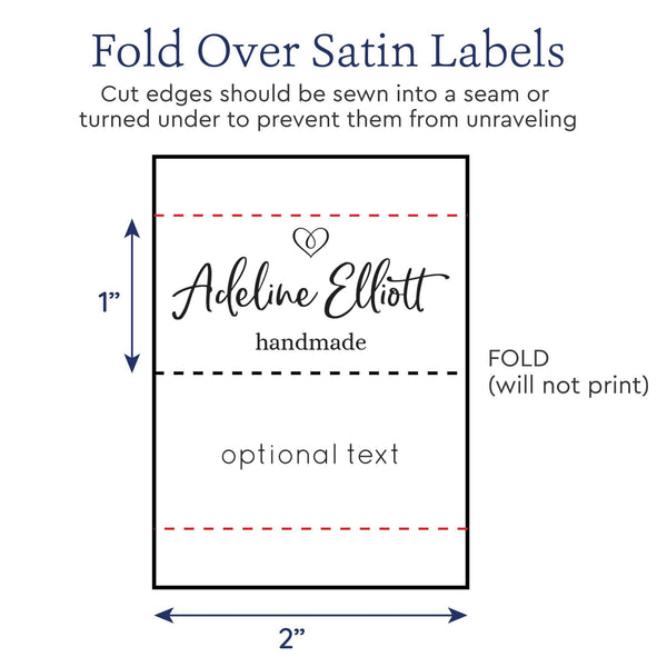 Large personalized Labels custom made for handmade quilts | EverEmblem