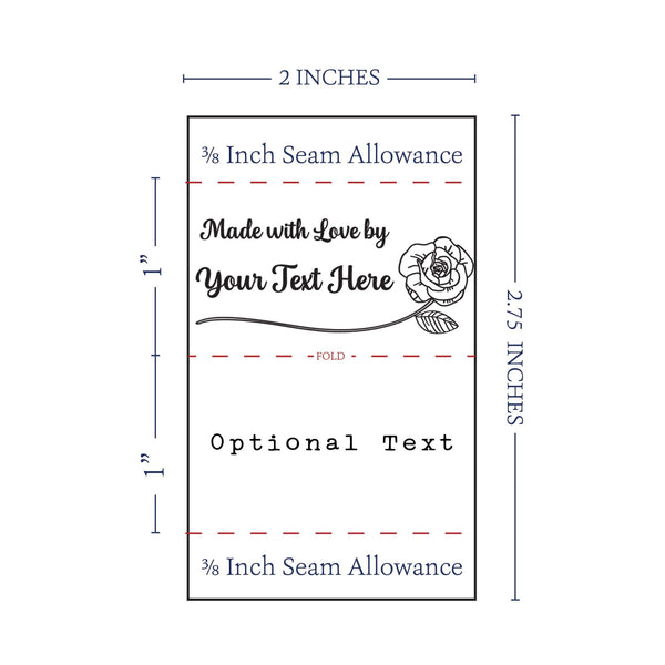 Large personalized Labels custom made for handmade quilts | EverEmblem