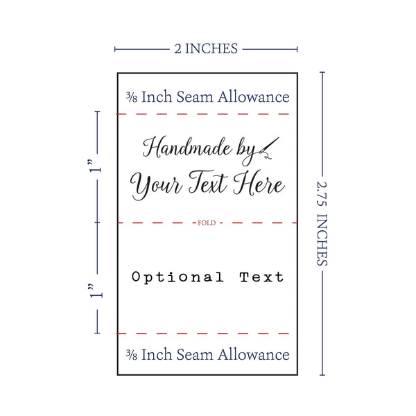 Large personalized Labels custom made for handmade quilts | EverEmblem