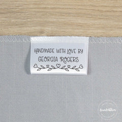 Heart border labels (2" wide - Satin) – EverEmblem