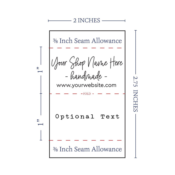 Large personalized Labels custom made for handmade quilts | EverEmblem